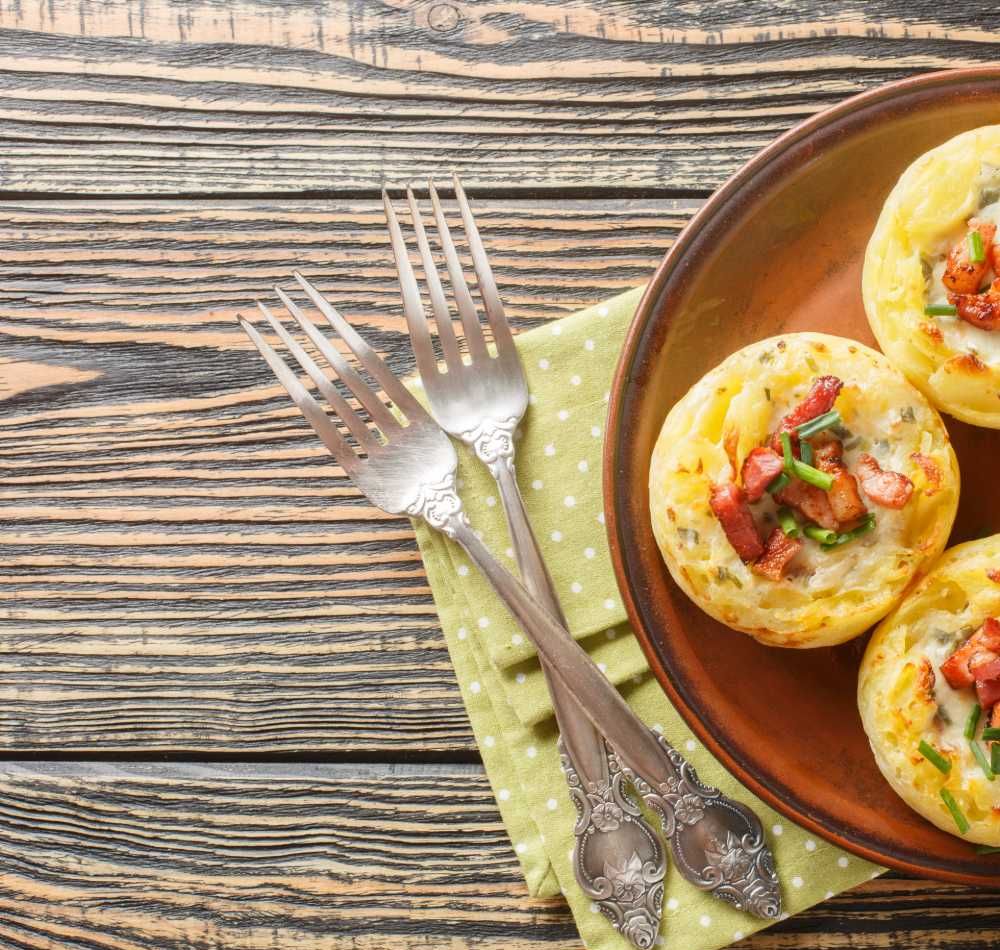 Delicious Stuffed Mashed Potato Nests Recipe
