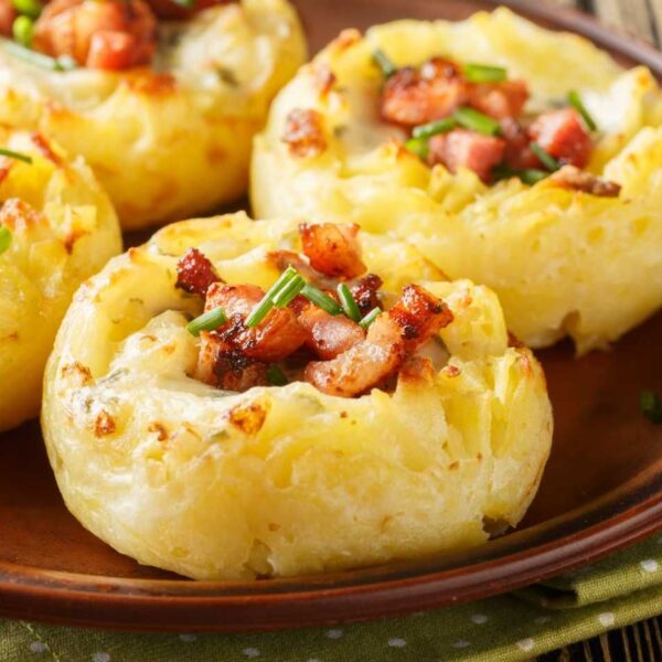 Delicious Stuffed Mashed Potato Nests Recipe